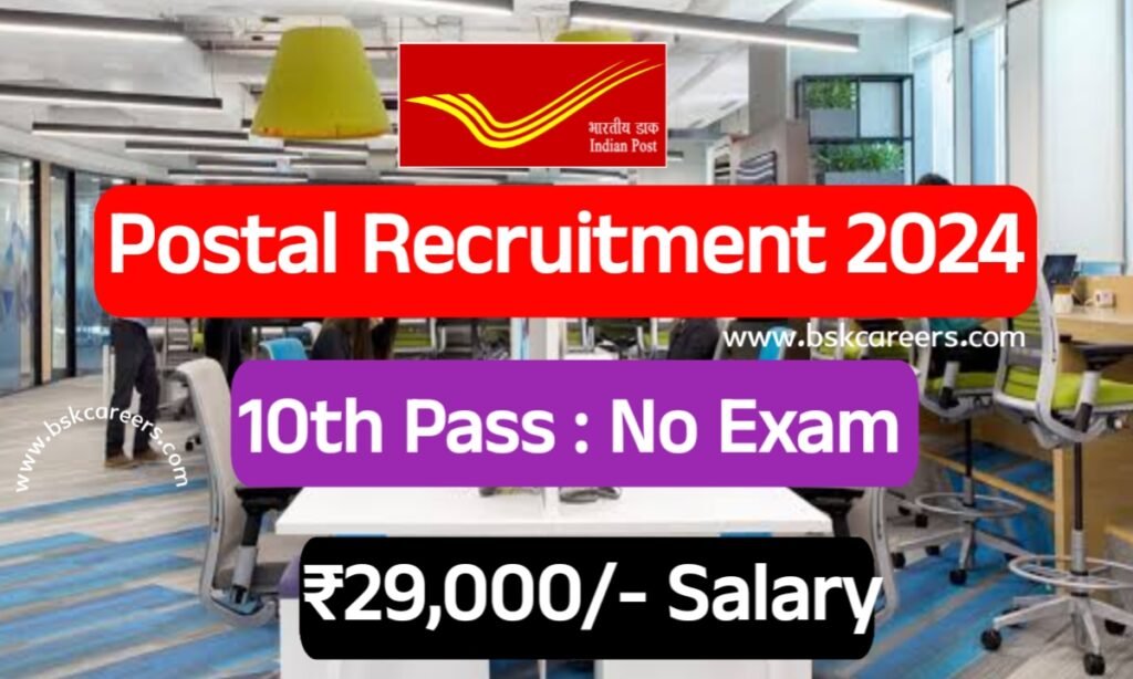 Postal Jobs Notification 2024 | Latest Govt Jobs 2024 - bskcareers.com